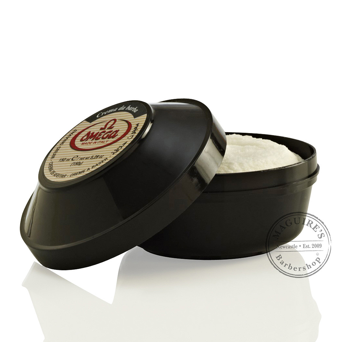 Omega Shaving Soap Pot - 150ml - MAGUIRE'S Barbershop