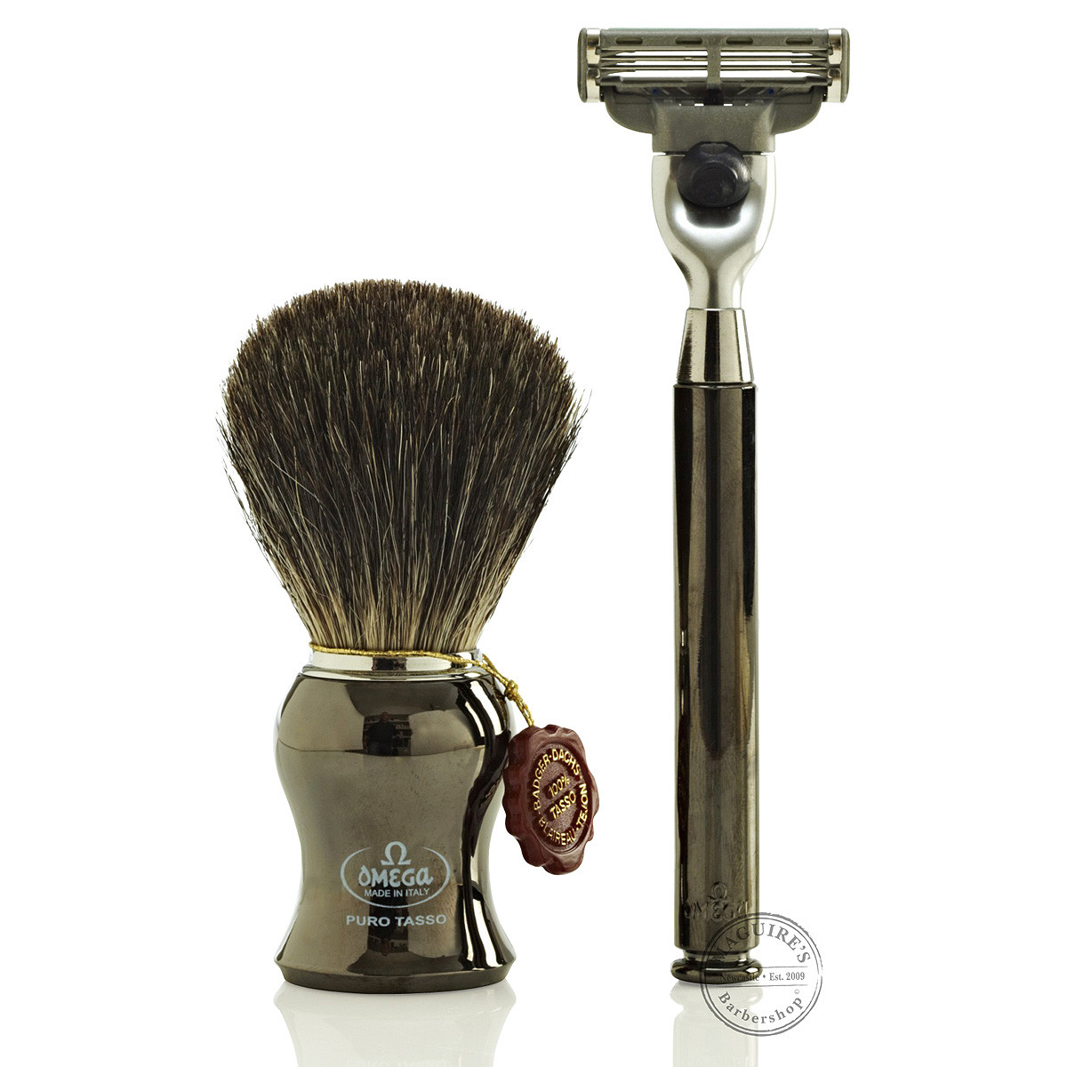 Omega M6276.2 Shaving Set - MAGUIRE'S Barbershop