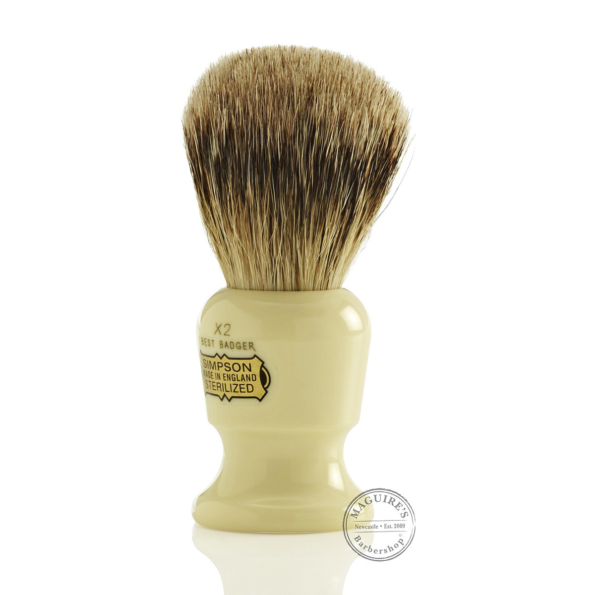 Simpson Commodore Badger Shaving Brush - X2 - MAGUIRE'S Barbershop