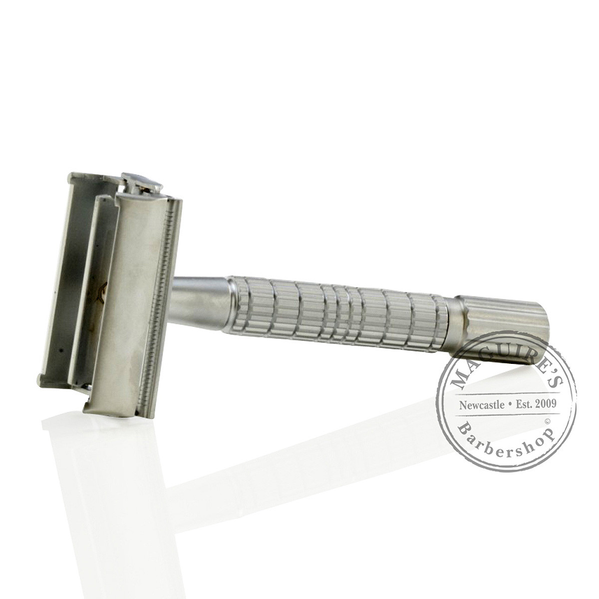 Timor 1320 Safety Razor - Matt Chrome - MAGUIRE'S Barbershop