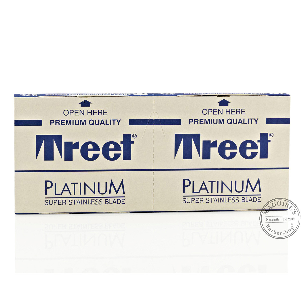 Treet Platinum Super Stainless Double Edge (DE) Razorblades - MAGUIRE'S ...