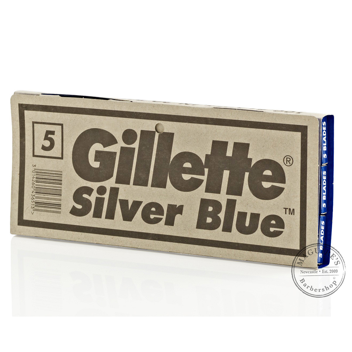 Gillette Silver Blue Double Edge (DE) Razor Blades - MAGUIRE'S Barbershop