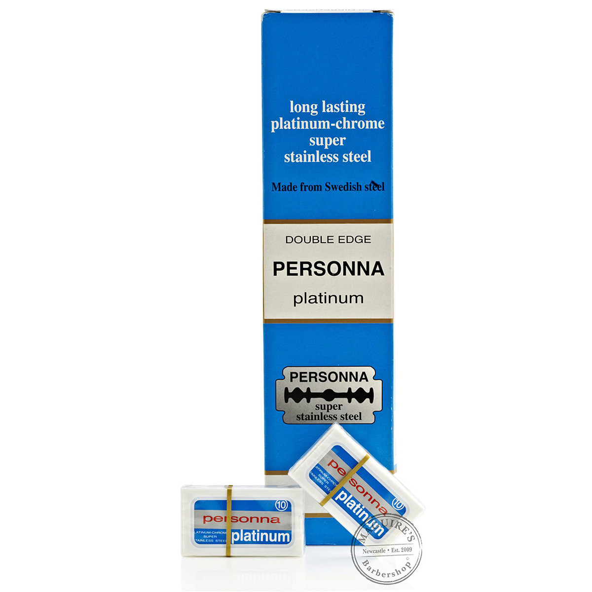 Personna Platinum Super Stainless Steel Double Edge (DE) Razorblades ...