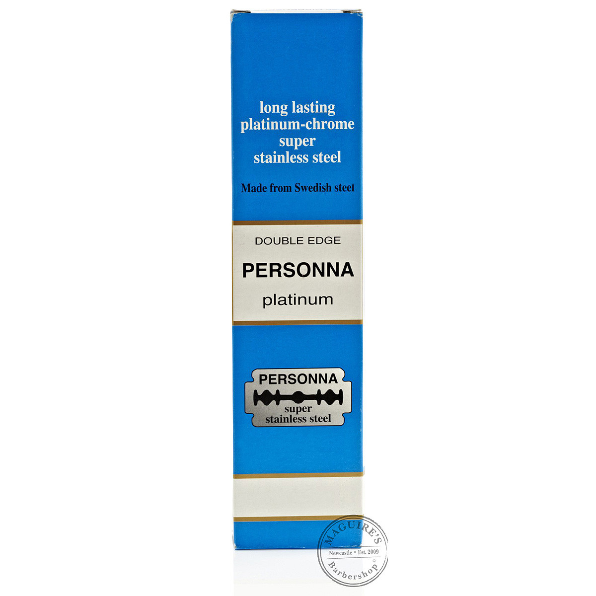 Personna Platinum Super Stainless Steel Double Edge (DE) Razorblades ...