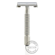 Timor 1320 Safety Razor - Matt Chrome - MAGUIRE'S Barbershop