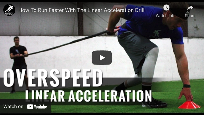 How To Run Faster | Linear Acceleration Drill - Kbands Training