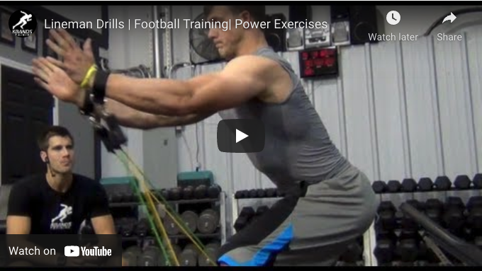 Lineman Drills for Strength, Explosivity, and Impact - Kbands Training