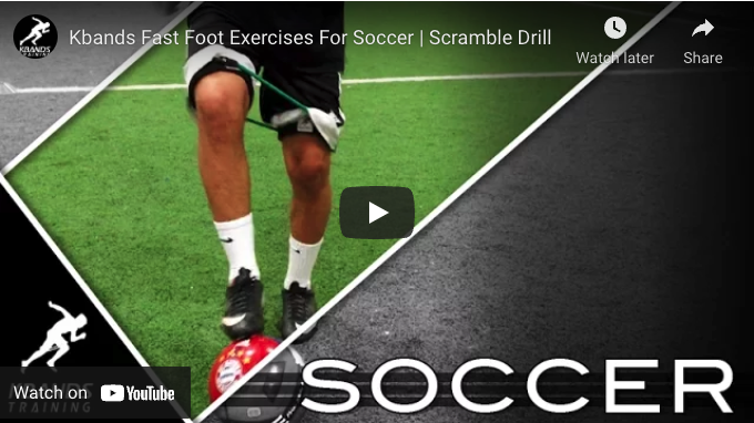 Kbands Fast Foot Exercises | Soccer Scramble Drill - Kbands Training