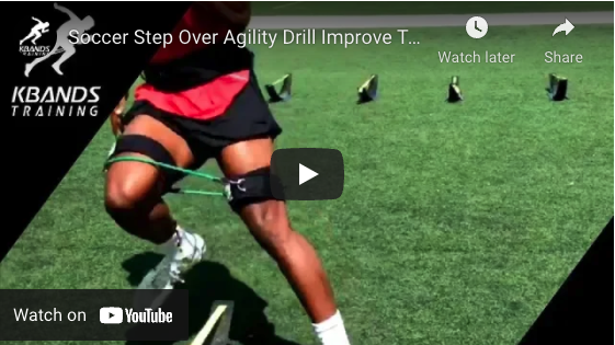 Soccer Step Over Agility Drill | Improve Touch and Quickness - Kbands ...