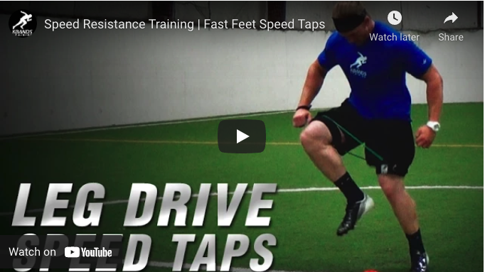 Speed Resistance Training | Fast Feet Speed Taps - Kbands Training