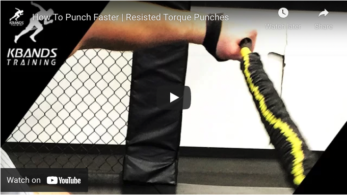 How To Punch Faster | Resisted Torque Punches - Kbands Training