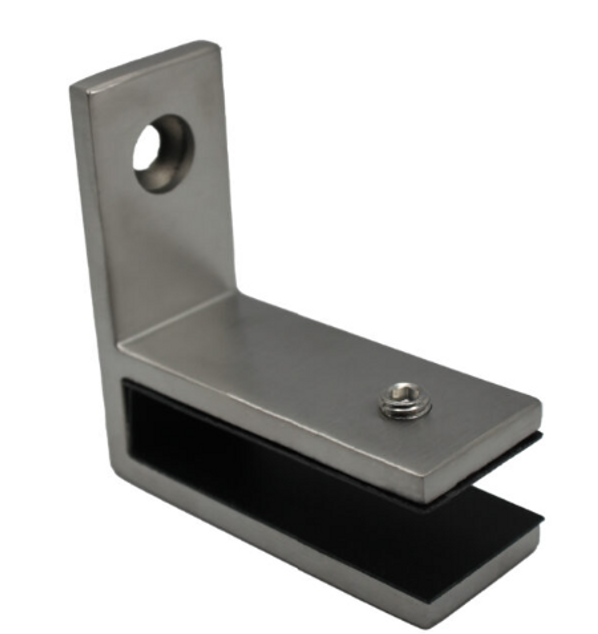 Railing Bracket Slim Stiffener 90 Degree WALL - GlassLines Inc. Store