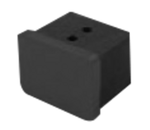 Cap Rail 1x1 flat cap