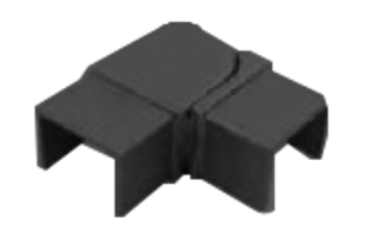 Cap Rail 1x1 Flexible Elbow Horizontal