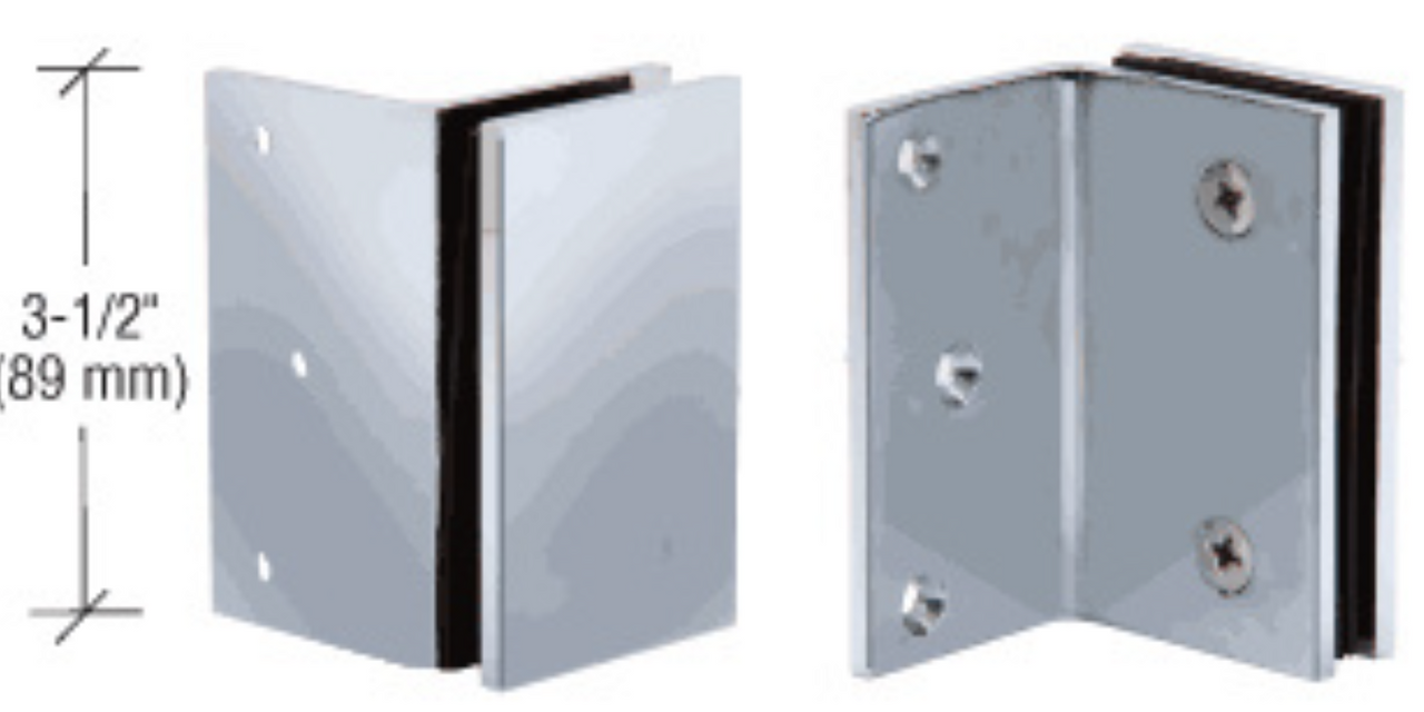 GLASS CLAMP RECTANGULAR OFFSET SHOWER