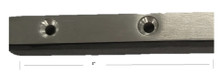 DOOR STOP TOP MOUNT 2 INCH BRUSHED STAINLESS