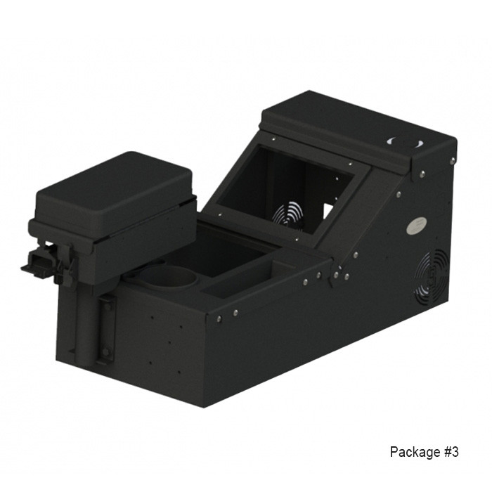 Wide Body Console Package w/ Cup Holder & Pocket - Parr Public Safety