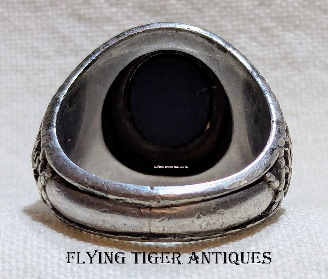 Gorgeous & Rare WWII 1943 USN Naval Aviator Ring From Corpus Christi NATC