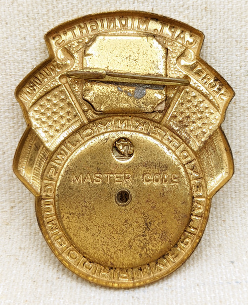 1942 Captain Midnight's Secret Squadron Decoder Badge