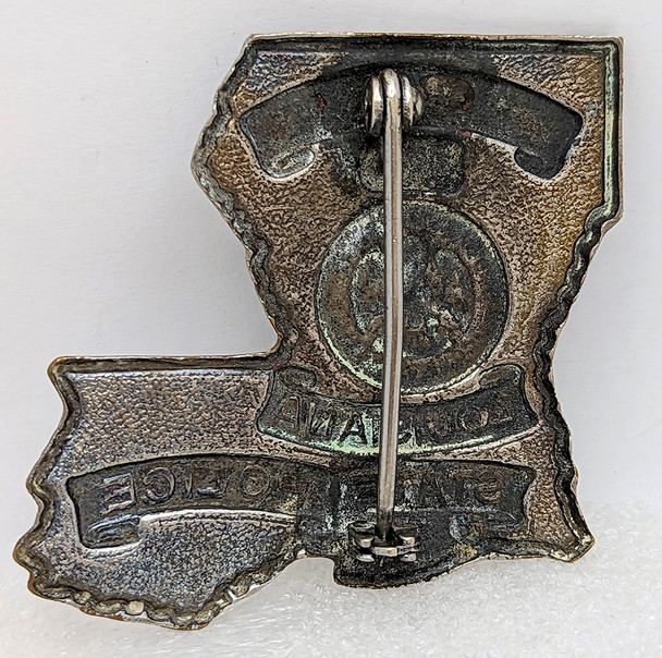 Great Old 1940 Louisiana State Police Trooper Badge #211 in Silver ...