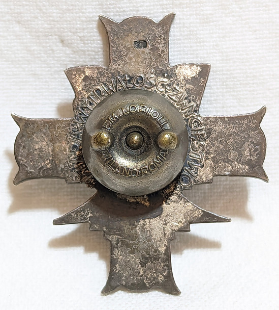 Rare WWII Polish Army 3rd Carpathian Rifles Division Officer Badge 800 ...