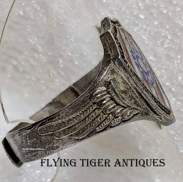 Ext Rare WWII Chinese Made US Army /China Training Command Ring in ...