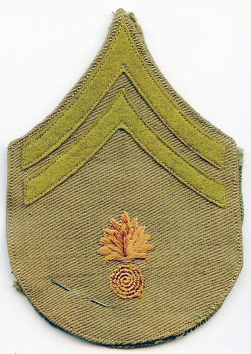 Pair of WWI US Army Rank Stripes for Corporal of Ordnance