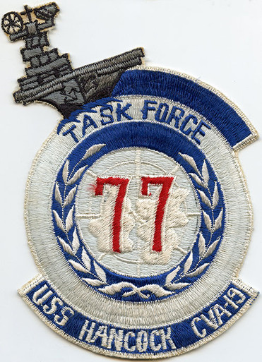 Minty Late 50's - Early 60's USN Task Force 77 USS Hancock CVA-19 ...