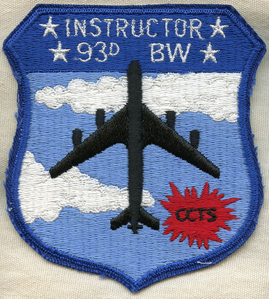 Scarce Ca.1960 USAF 93rd Bomb Wing Combat Crew Training School ...