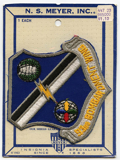 Circa 1963 USAF 93rd Bombardment Wing Large Jacket Patch on Original ...