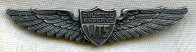 RARE Early WWII US Gov. War Training Service WTS Flight School Grad ...