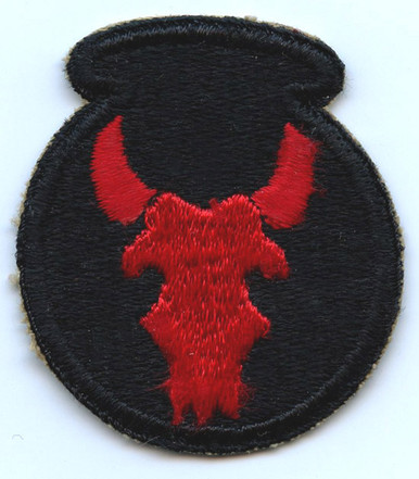 WWII Patch US Army 34th Infantry Div. (aka 'Red Bull')