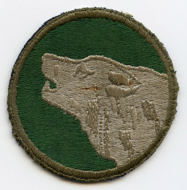 WWII US Army 104th Division (Timberwolf Division) Shoulder Patch