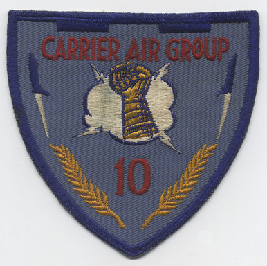 Large 1950s to 1960s USN CAG 10 Group Patch