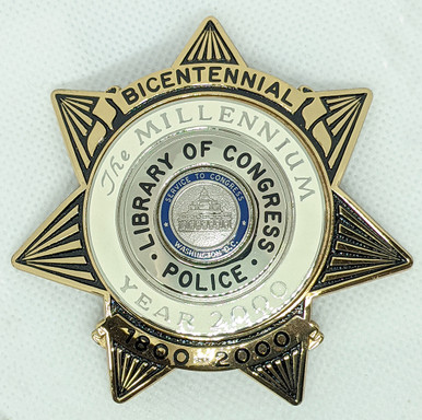 Rare #'d 2000 Library of Congress Police Millennium/D.C.Bicentennial ...