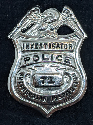 Rare ca 1940s-1950s Smithsonian Institution Police Investigation Police ...