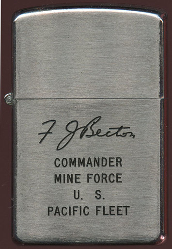 Early 1960s USN Admiral Frederick J. Becton Presentation Lighter by ...