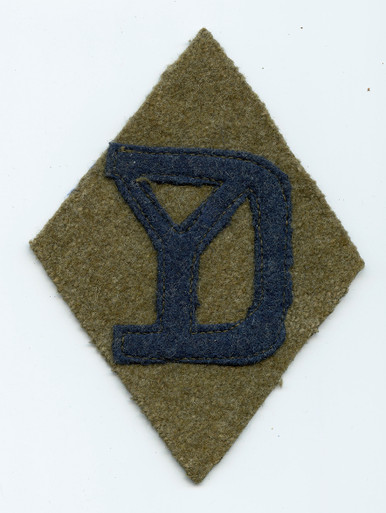 Iconic WWI US Army 26th Yankee Division Shoulder Patch Wool on Wool
