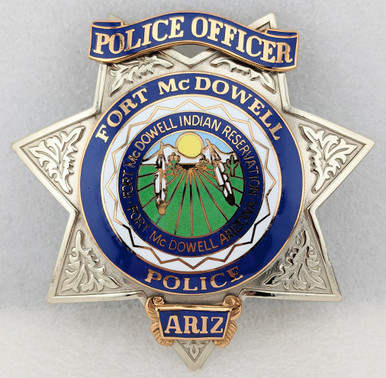 1991 Fort McDowell Indian Reservation AZ Police Officer Badge by TCI ...