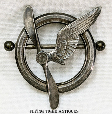 ca 1917 French Army Aircraft Airship or Balloon Crew Badge Type 1 ...