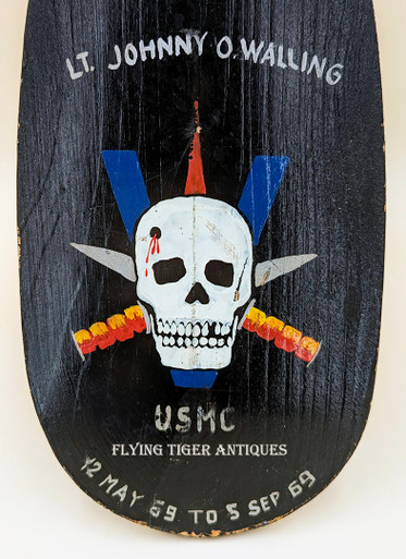 Ext Rare Vietnam War 1969 USMC 5th Recon BN Presentation Raft Paddle of ...