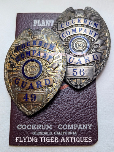 Ext Rare WWII Sterling Guard Badge Rule Book from Cockrum Company ...