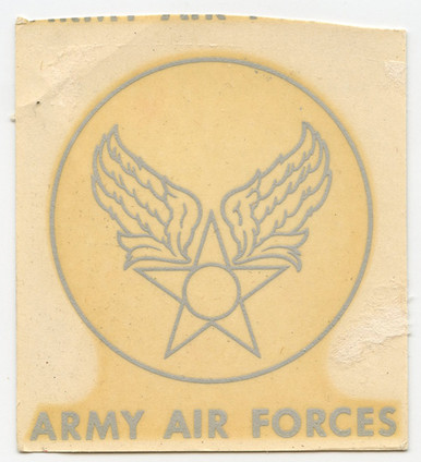 Unused WWII (1943) USAAF Decal in Silver - Flying Tiger Antiques Online ...
