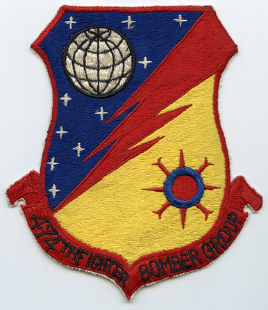 Ca 1952 Korean War USAF 474th Fighter Bomber Group Japanese-Made Patch ...