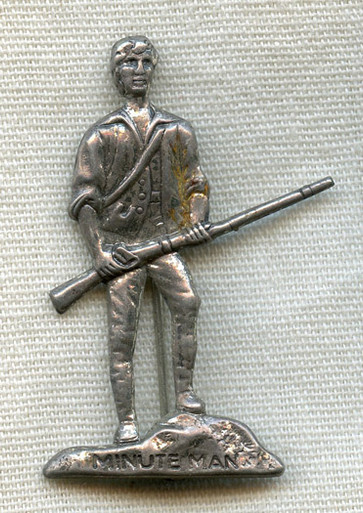 Sterling WWII Homefront "Minute Man" Pin by Danecraft - Flying Tiger ...