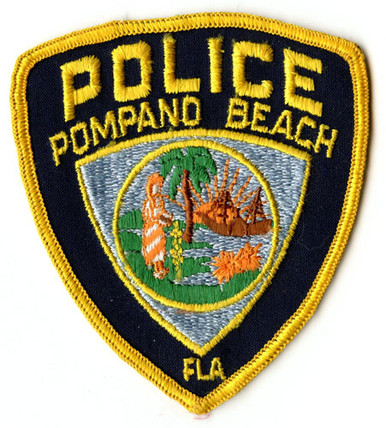 Early 1970s Pompano Beach, Florida Police Patch - Flying Tiger Antiques ...