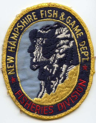 1970s New Hampshire Fish & Game Department Fisheries Division Patch ...