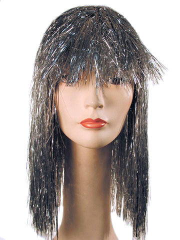 Long Tinsel Foil Wig - City Costume Wigs