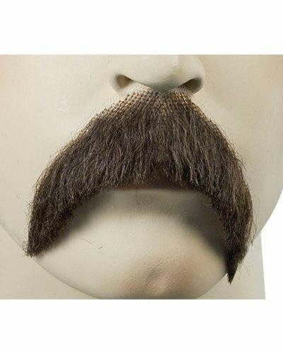 Walrus Human Hair Fake Mustache - City Costume Wigs