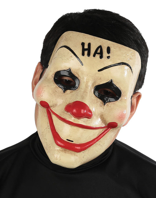 Seasonal Visions Ha Ha Ha Clown Mask On Sale!